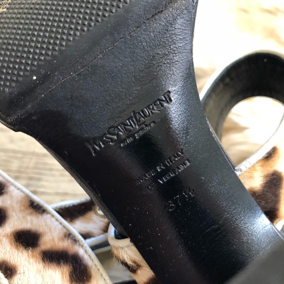 Yves Saint Laurent | Shoes | Ysl Leopard Print Shoes | Poshmark